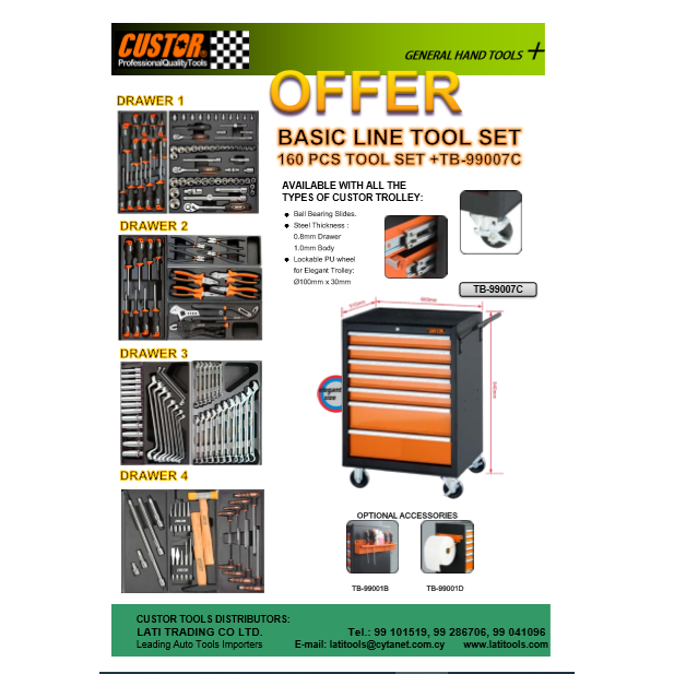 160 PCS TOOL SET – LATI TRADING