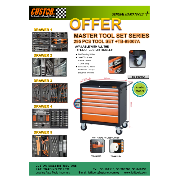 295 PCS TOOL SET – LATI TRADING